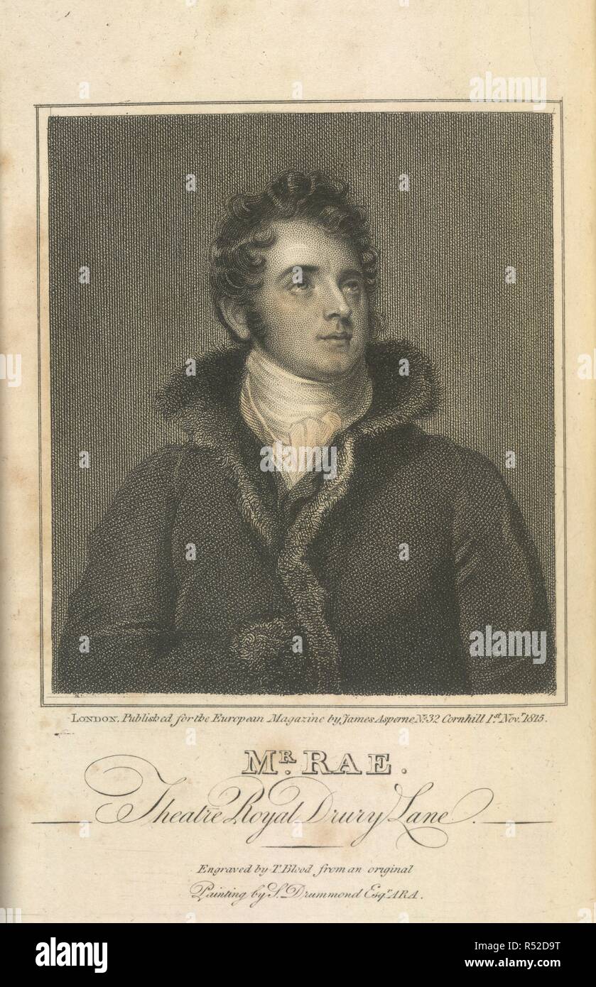 Mr. Rae. The European Magazine and London Review, etc. Octo. 1815 ...