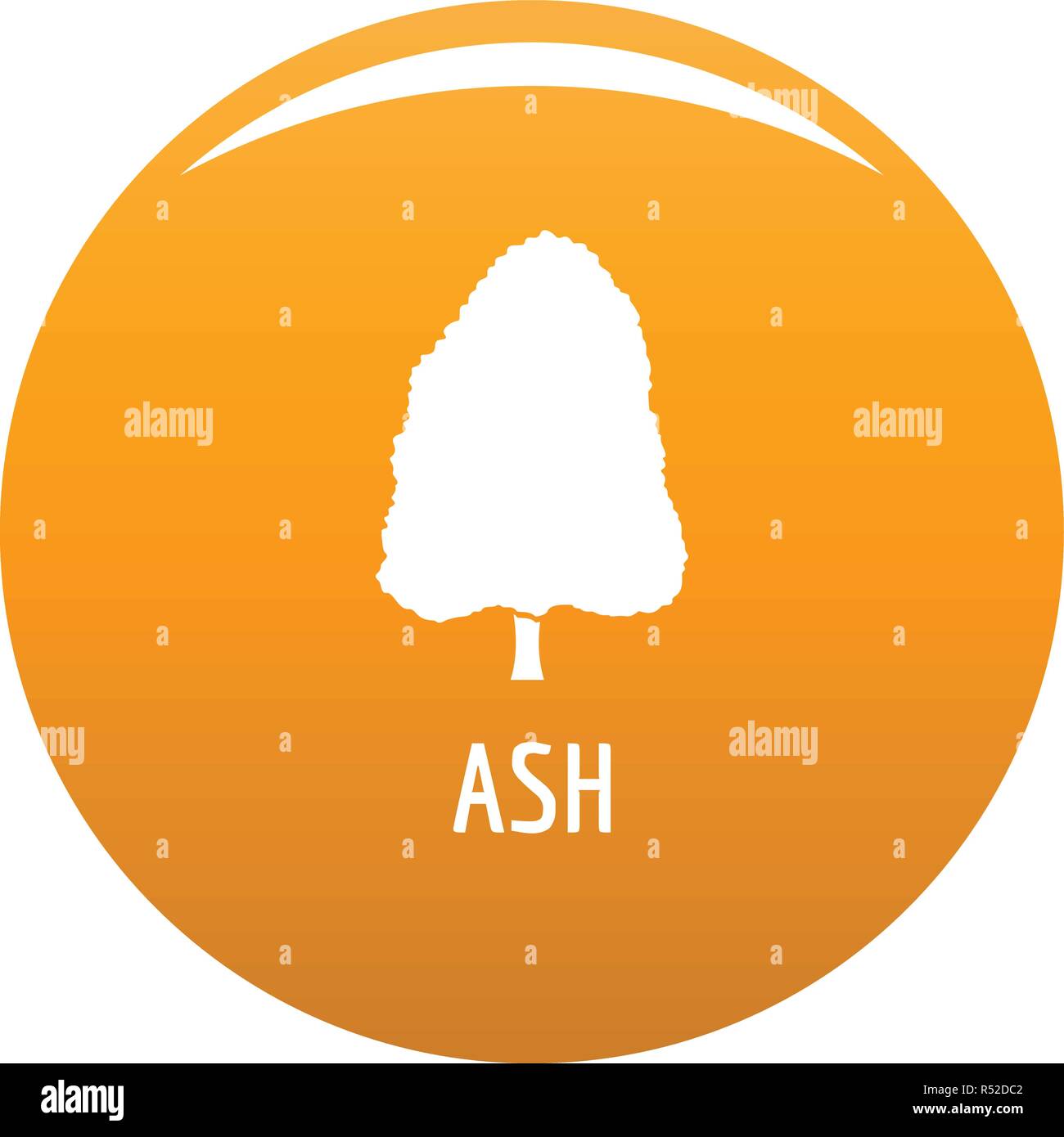 Ash tree icon. Simple illustration of ash tree vector icon for any ...