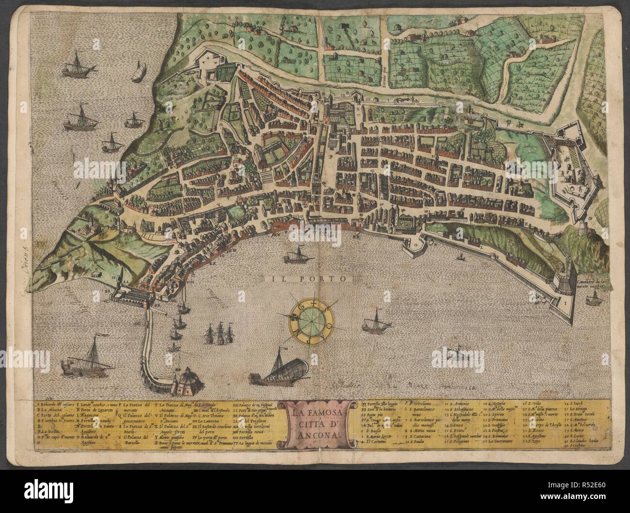 Ancona map hi-res stock photography and images - Alamy