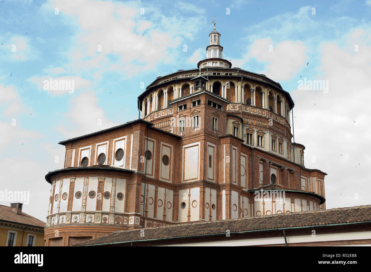 Santa Maria delle Grazie Church Our Lady of Grace, Milan, Italy Stock Photo - Alamy