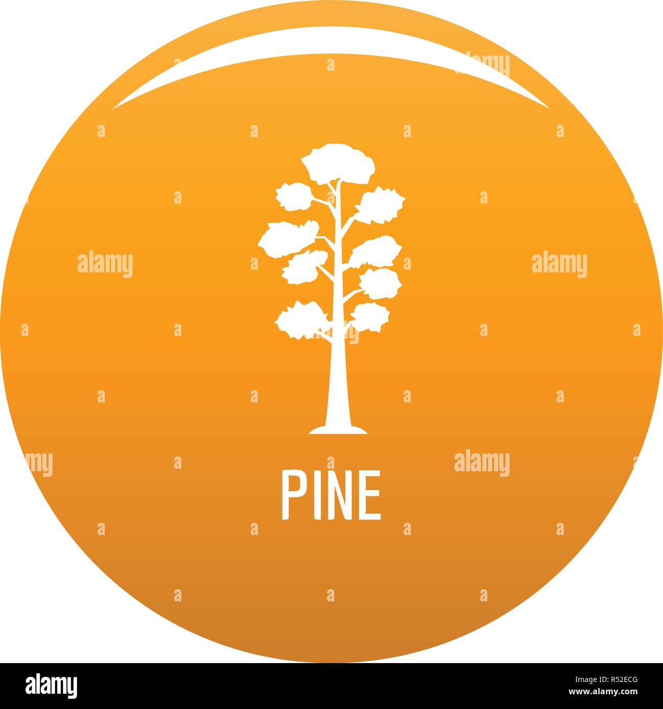 Pine tree icon. Simple illustration of pine tree vector icon for any ...