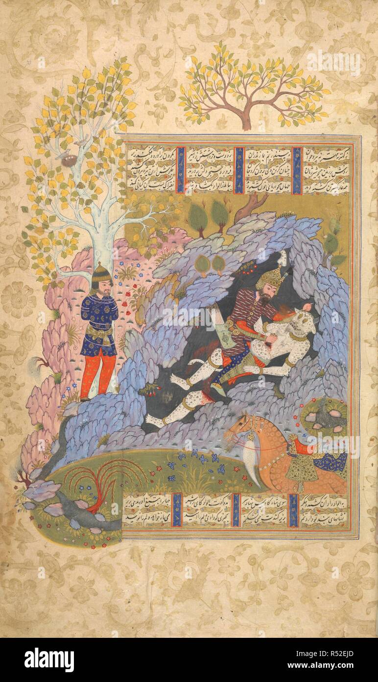 Rustam killing the white 'div hi-res stock photography and images - Alamy