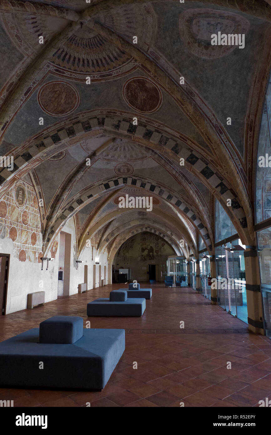 Italy, Lombardia, Cassano Adda - Castle built in the Middle Ages ...