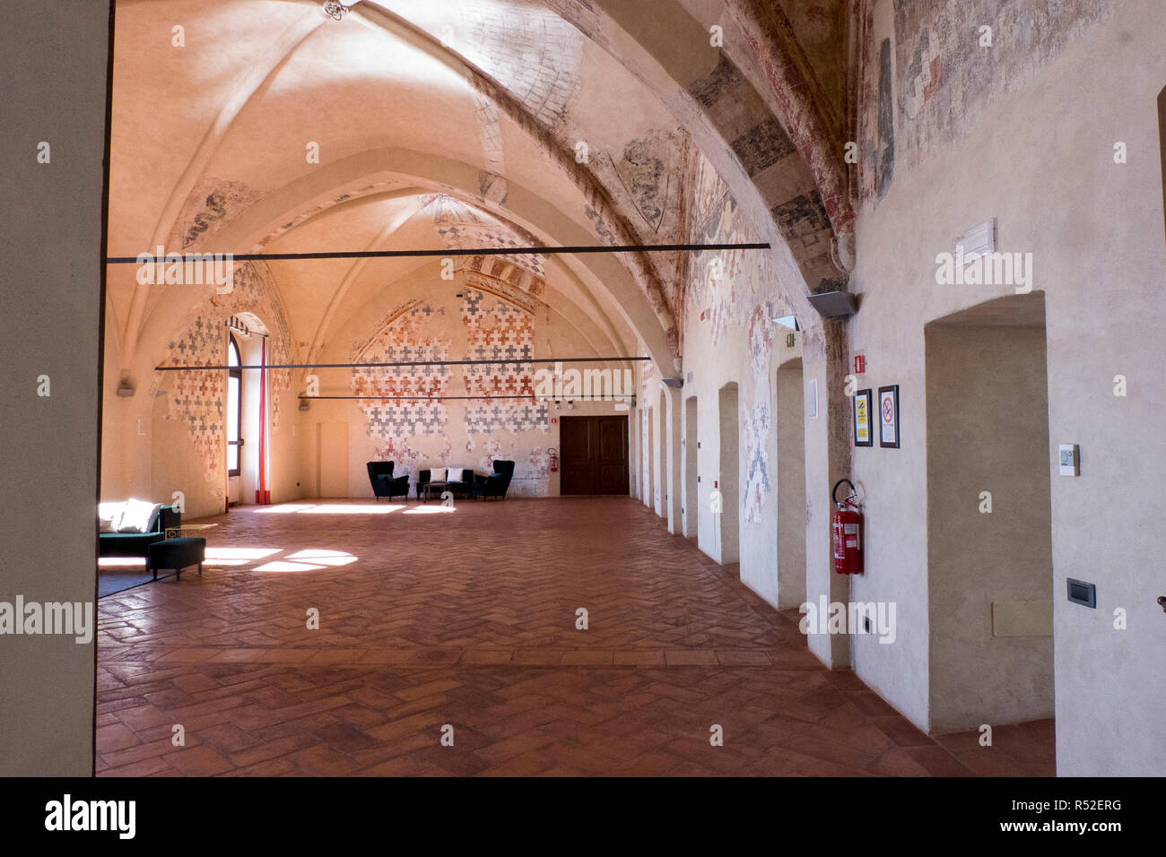 Italy, Lombardia, Cassano Adda - Castle built in the Middle Ages ...