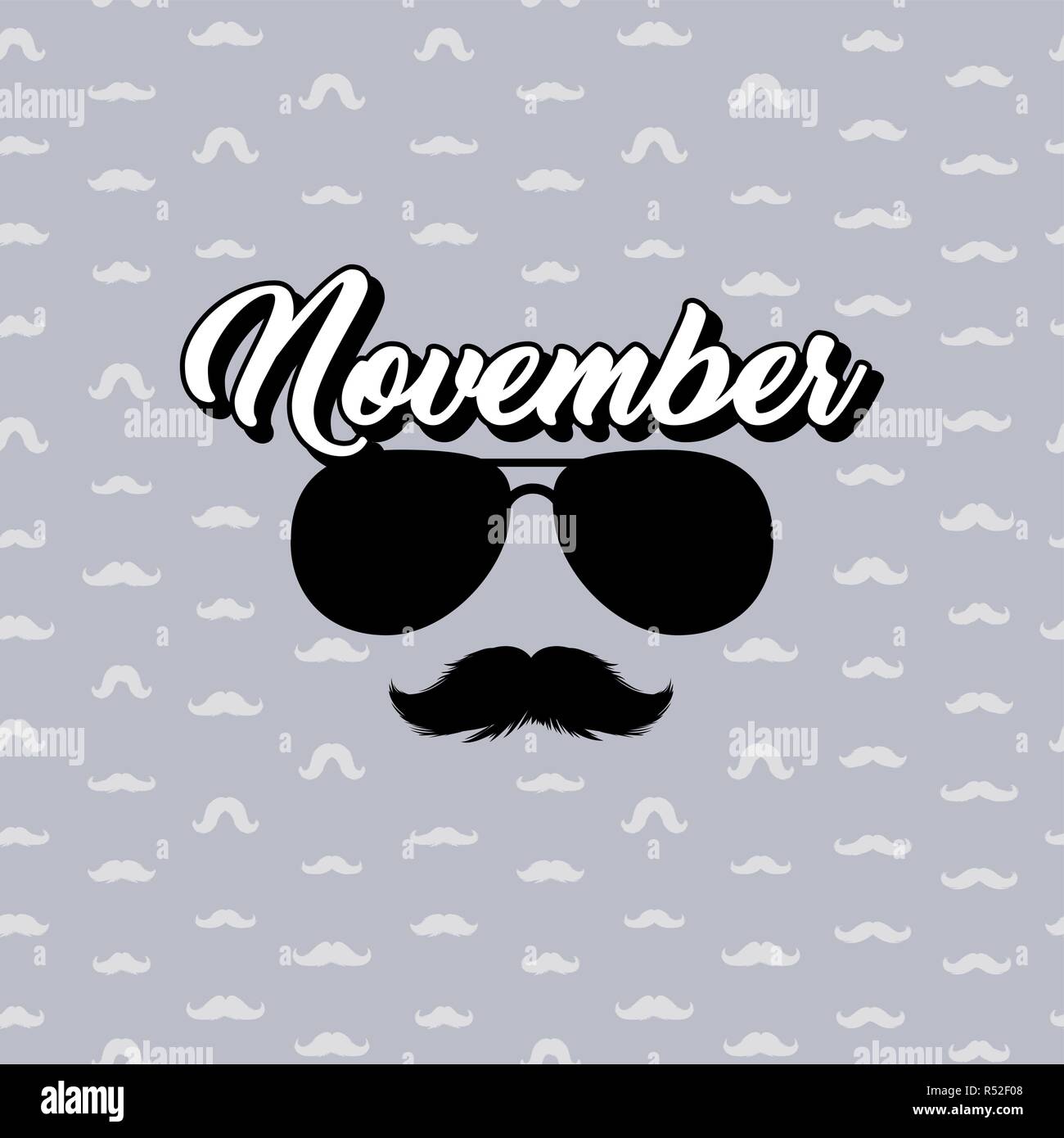 Moustache silhouette hi-res stock photography and images - Alamy