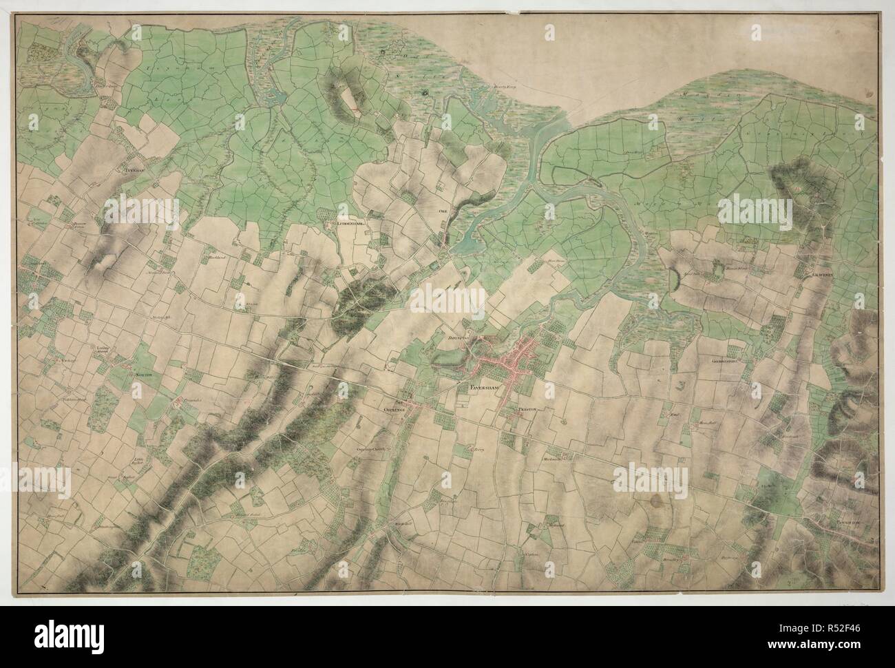 Map of western europe 19th century hi-res stock photography and images ...