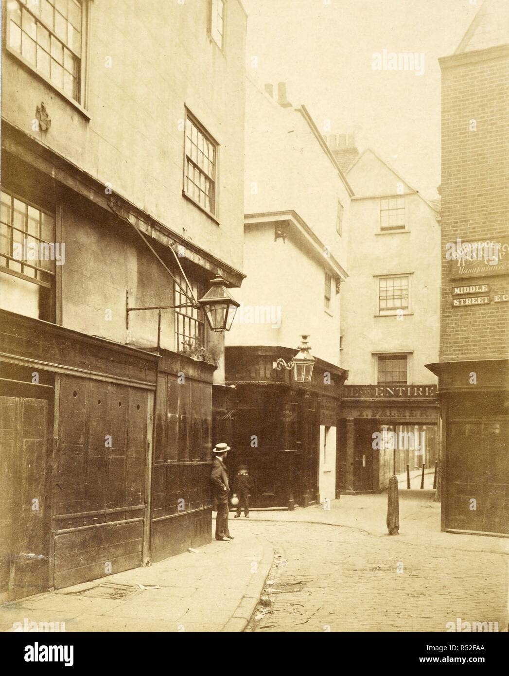 Buildings in 19th century London. One hundred and twenty plates with ...