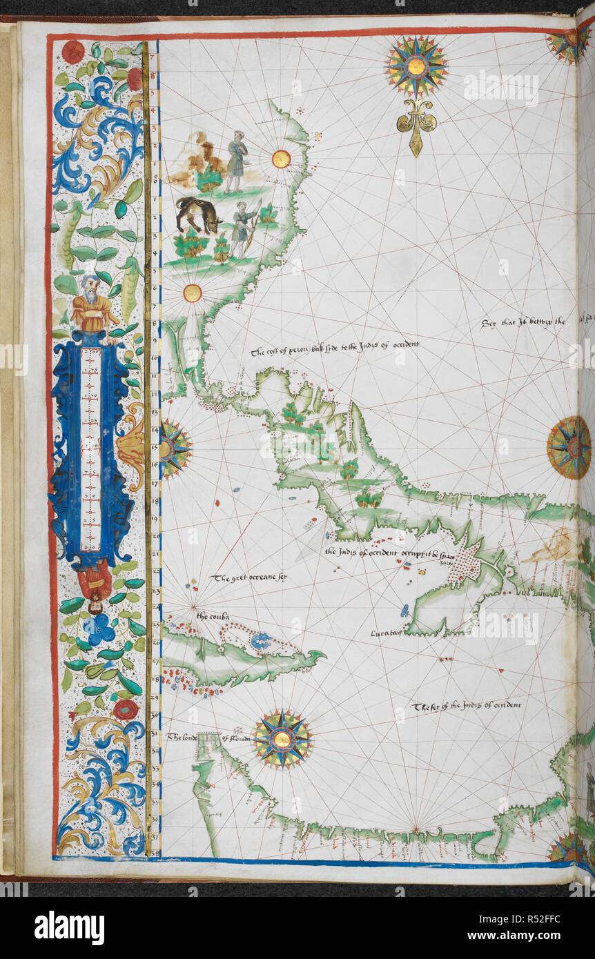 Pacific ocean map 16th century hi-res stock photography and images - Alamy