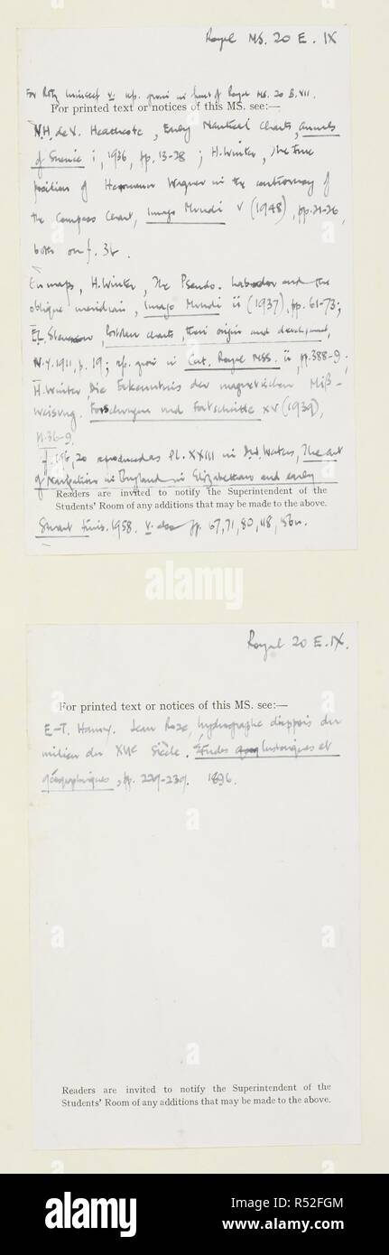 Jean rotz, boke of idrography hi-res stock photography and images - Alamy