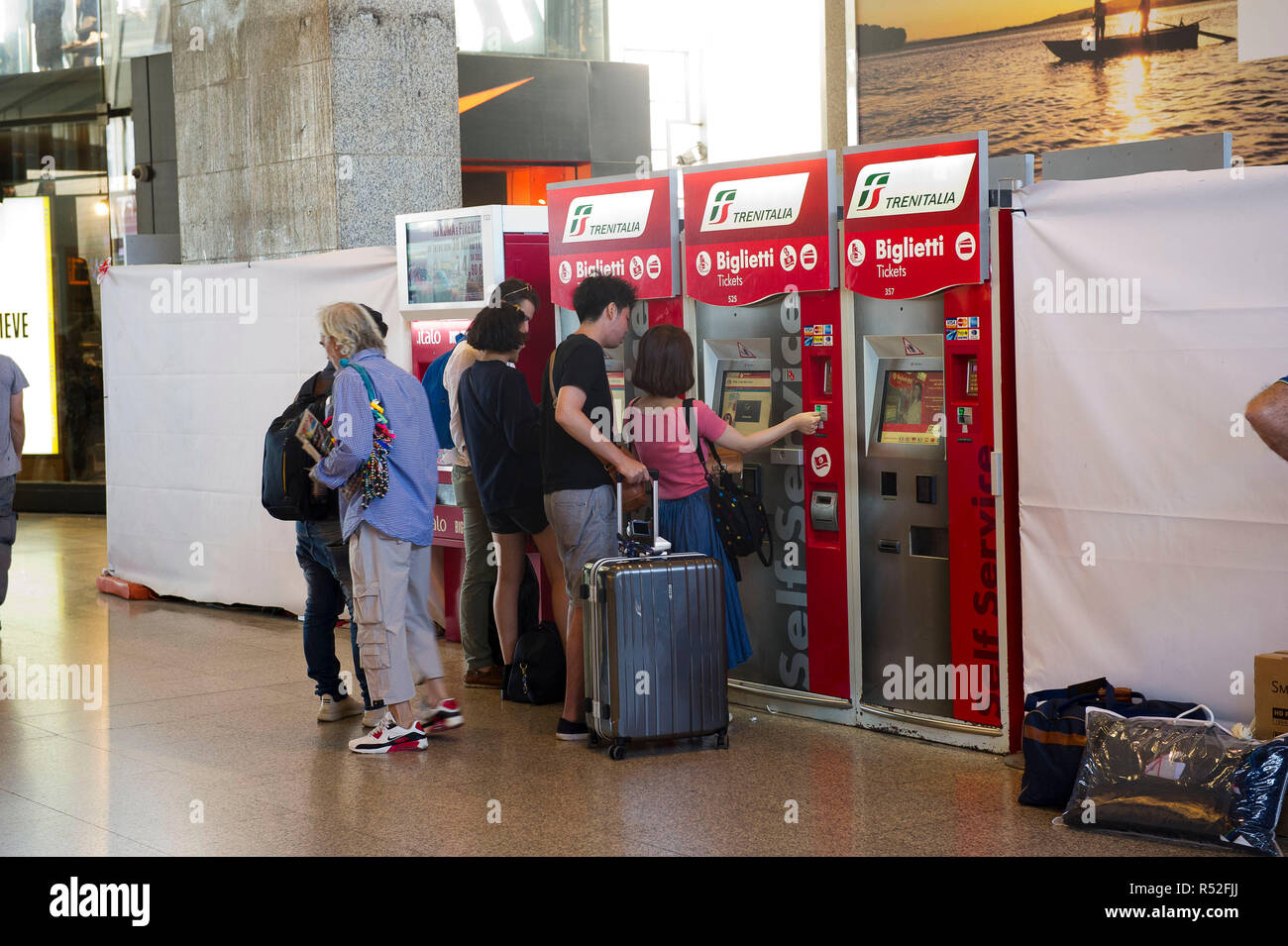 Italy, Lazio, Rome, Termini railway station, terminal Stock Photo - Alamy