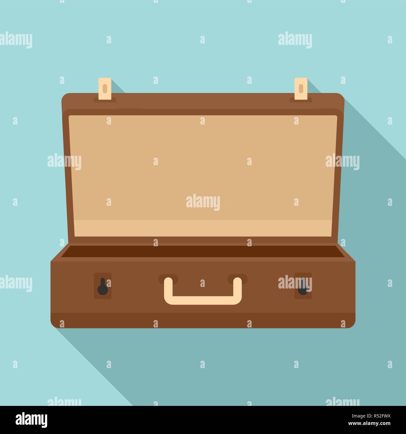 Travel case icon. Flat illustration of travel case vector icon for web ...
