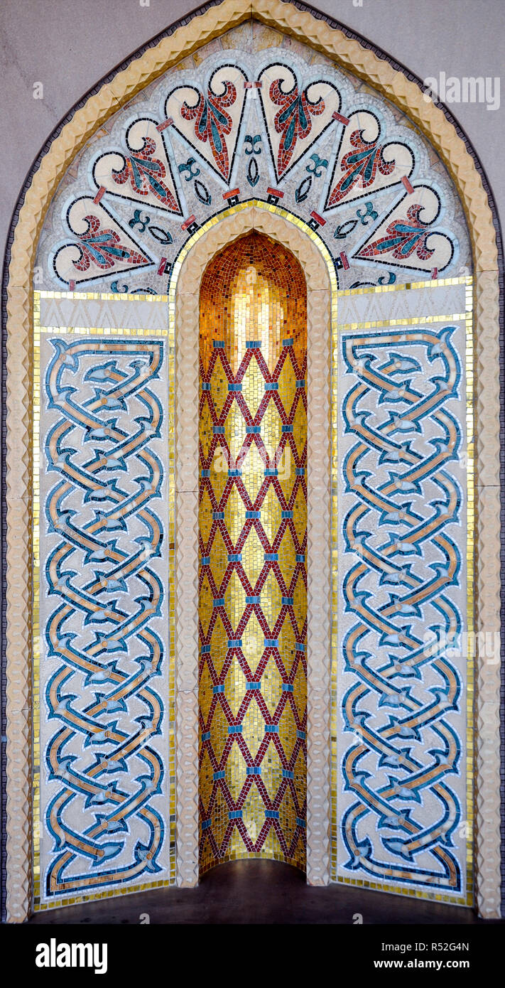 An unique Islamic interior artwork in the Uzbekistan Stock Photo - Alamy