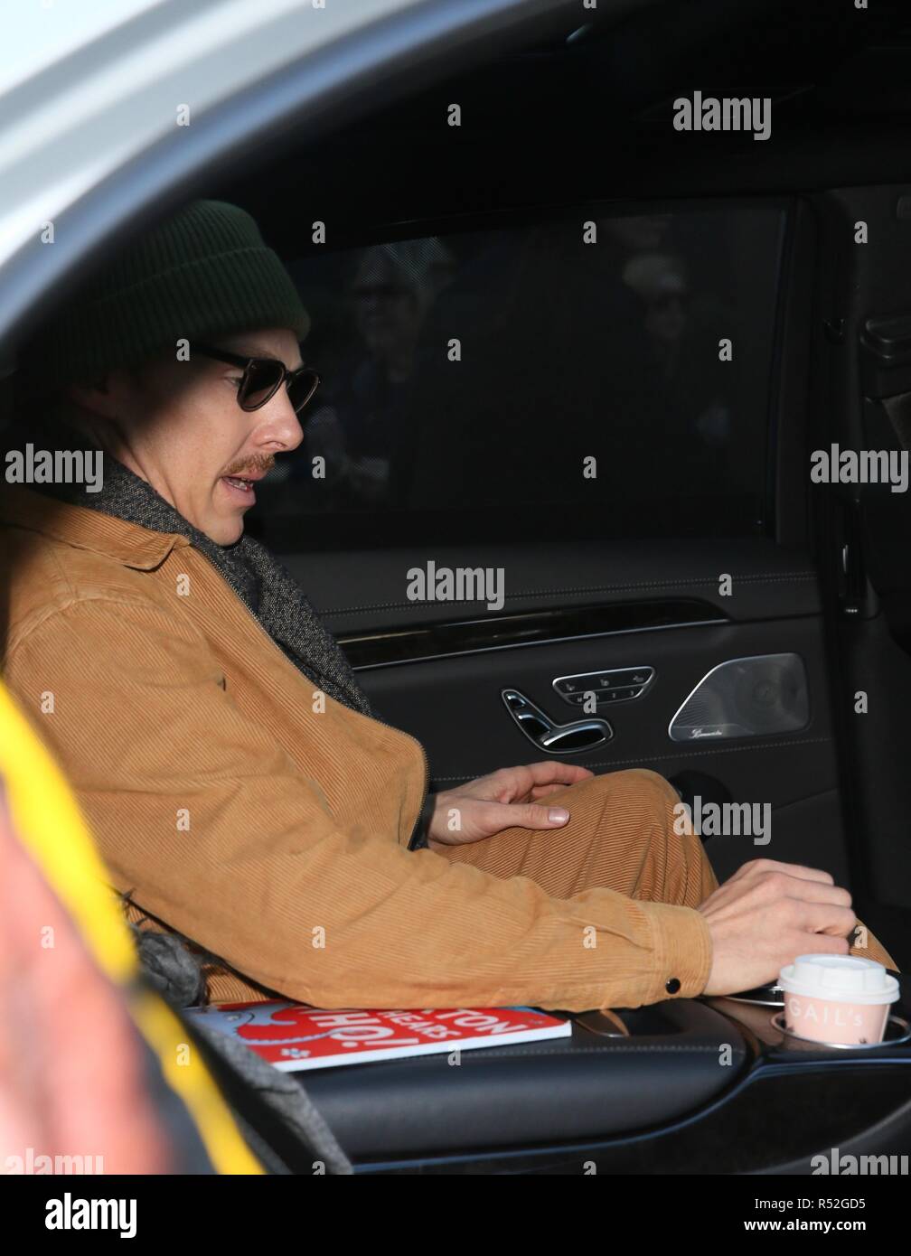 Benedict Cumberbatch seen at Global studios were he did radio ...