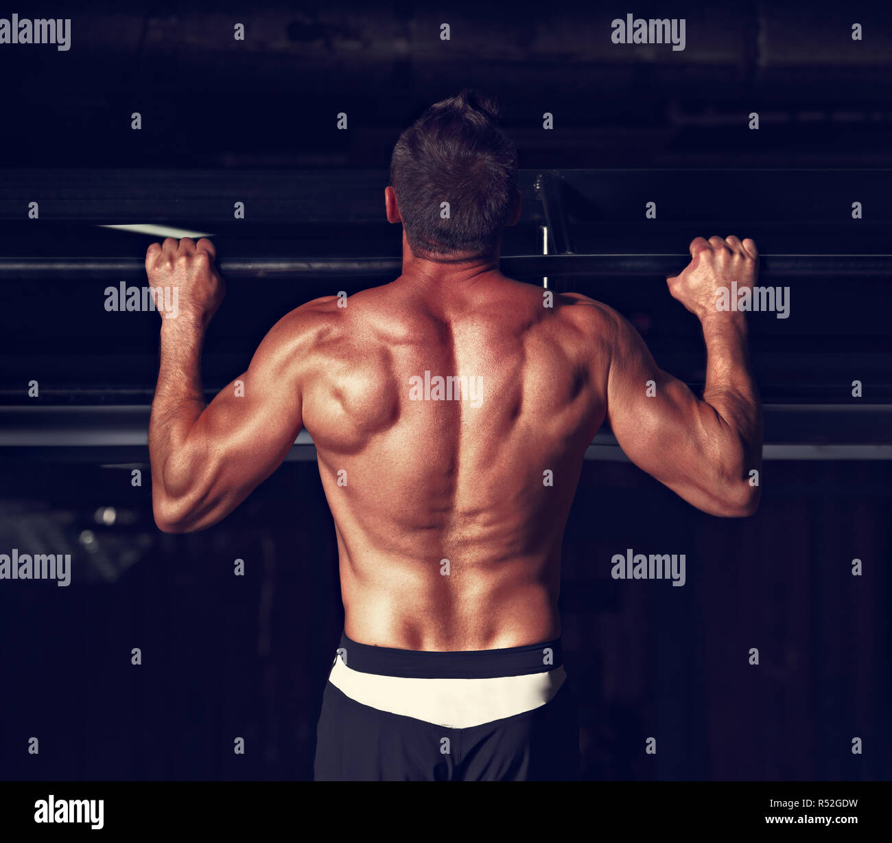 Toned Back Muscles