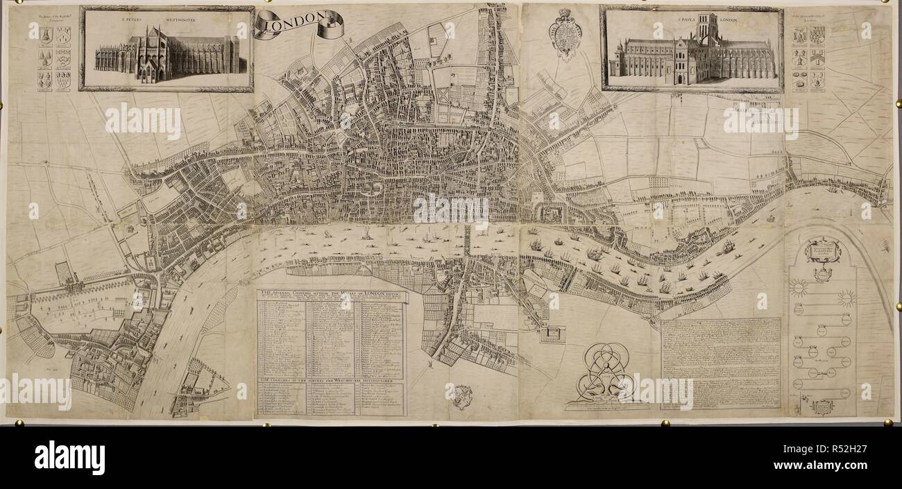 17th century maps london hi-res stock photography and images - Alamy