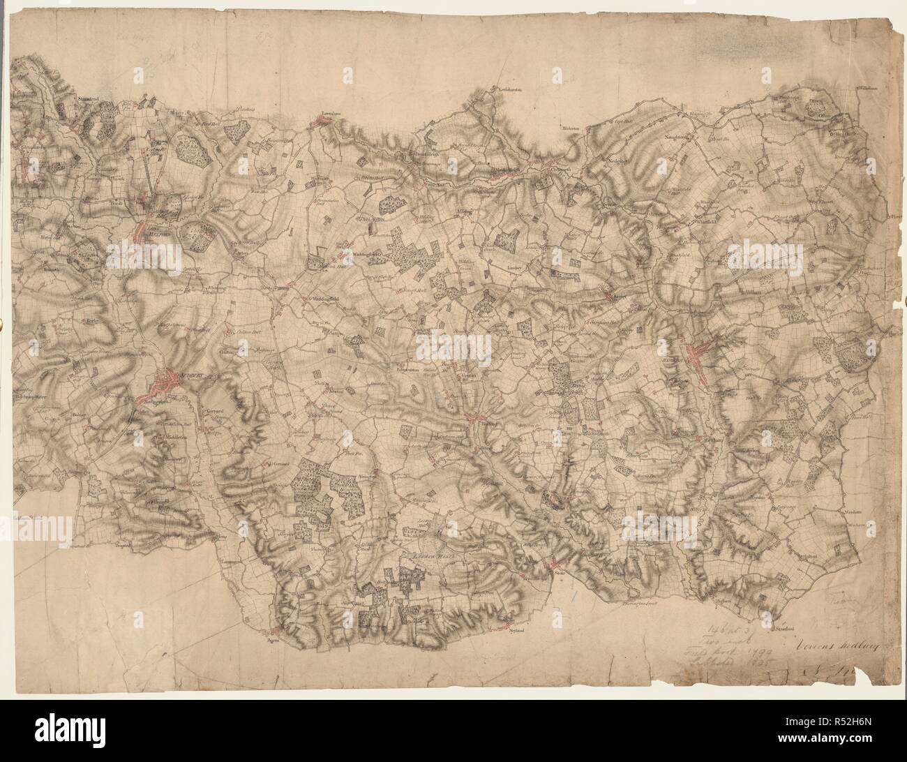 Essex river map hi-res stock photography and images - Alamy