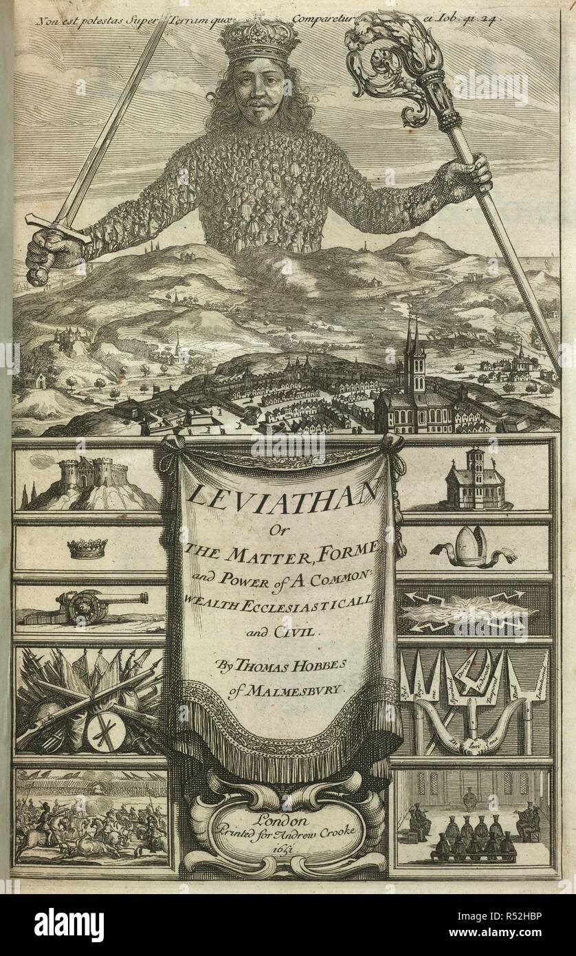 Leviathan. Leviathan, or the Matter, Forme, & Power of a Comm. Andrew ...