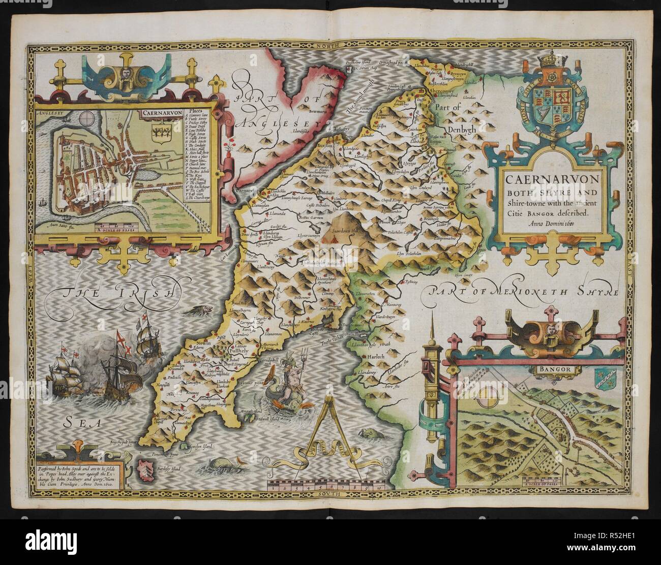 Bangor map hi-res stock photography and images - Alamy