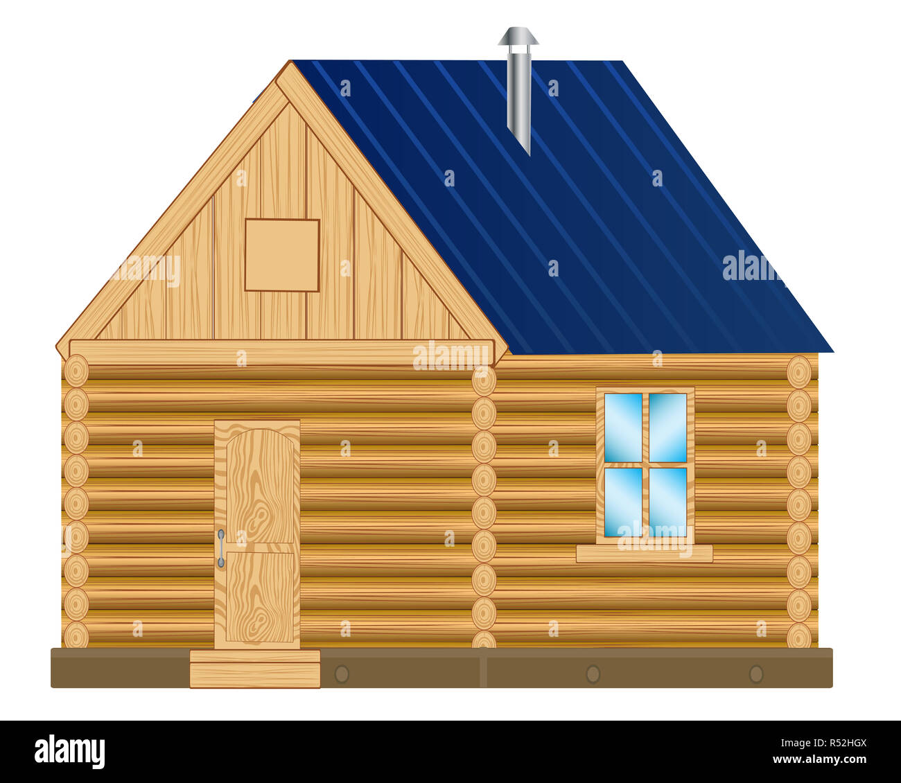 Tiny log cabin Cut Out Stock Images & Pictures - Alamy
