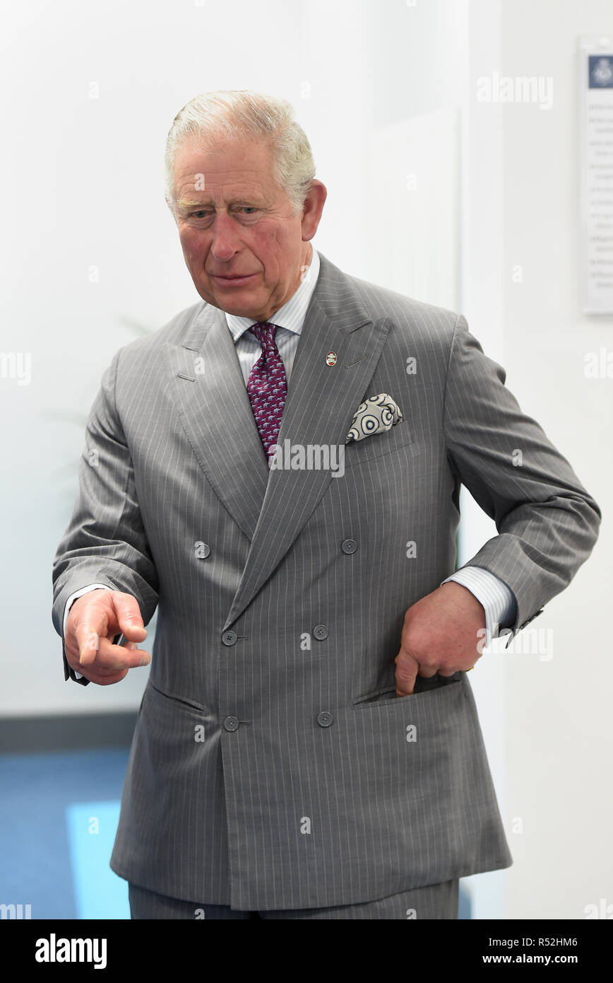 The Prince of Wales during his visit to the recently refurbished King's ...
