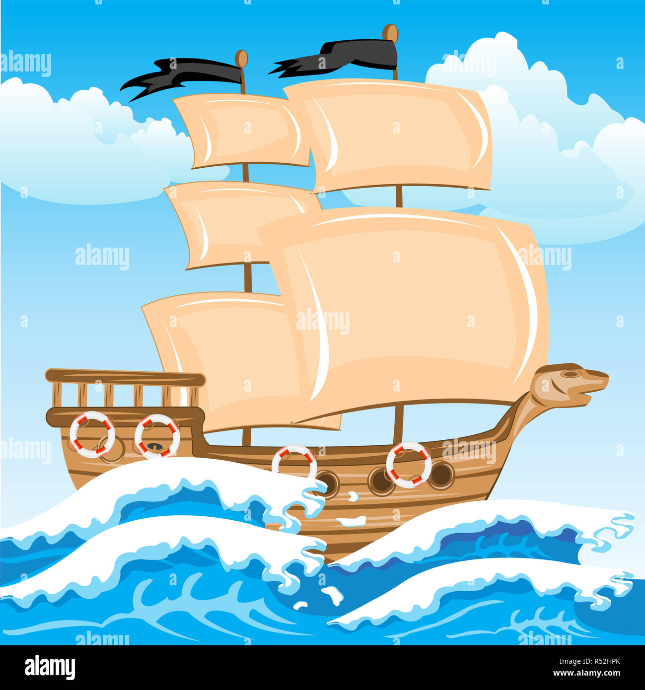 Nave sailboat hi-res stock photography and images - Alamy