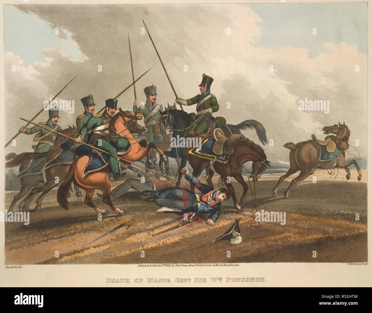 Death of Major Gen. Ponsonby. Historic, Military, and Naval Anecdotes ...