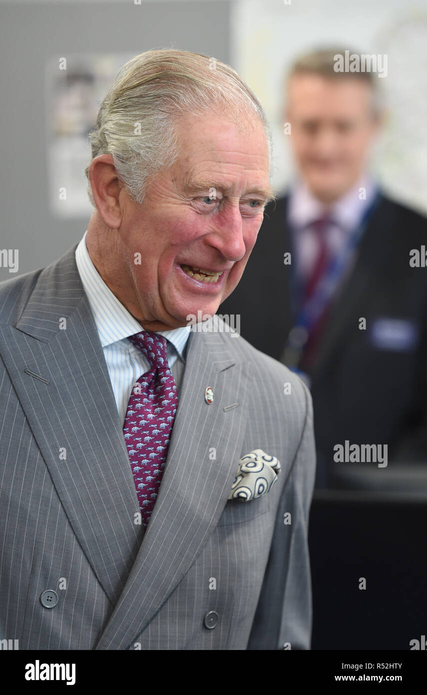 The Prince of Wales during his visit to the recently refurbished King's ...
