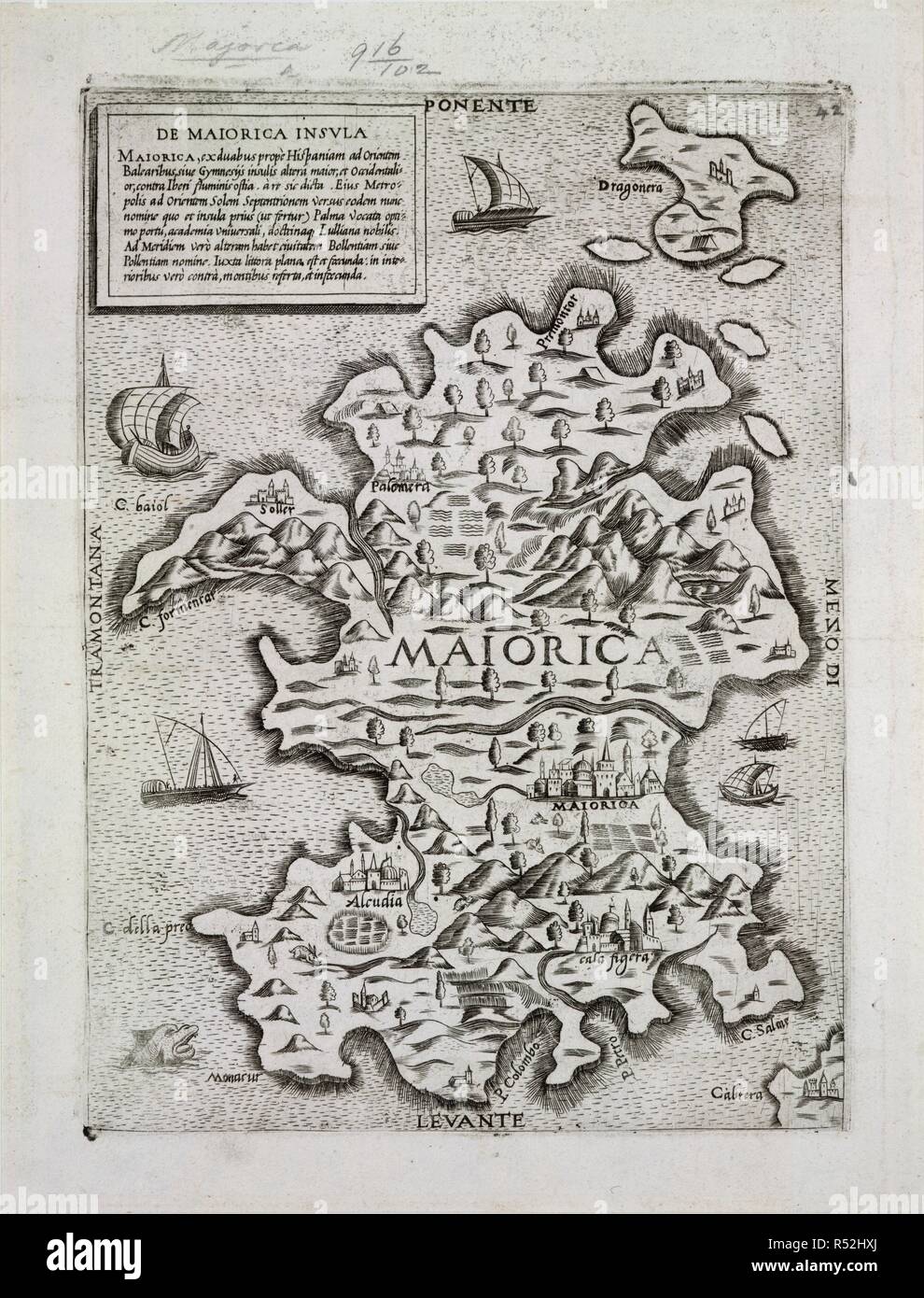 Map of majorca hi-res stock photography and images - Alamy