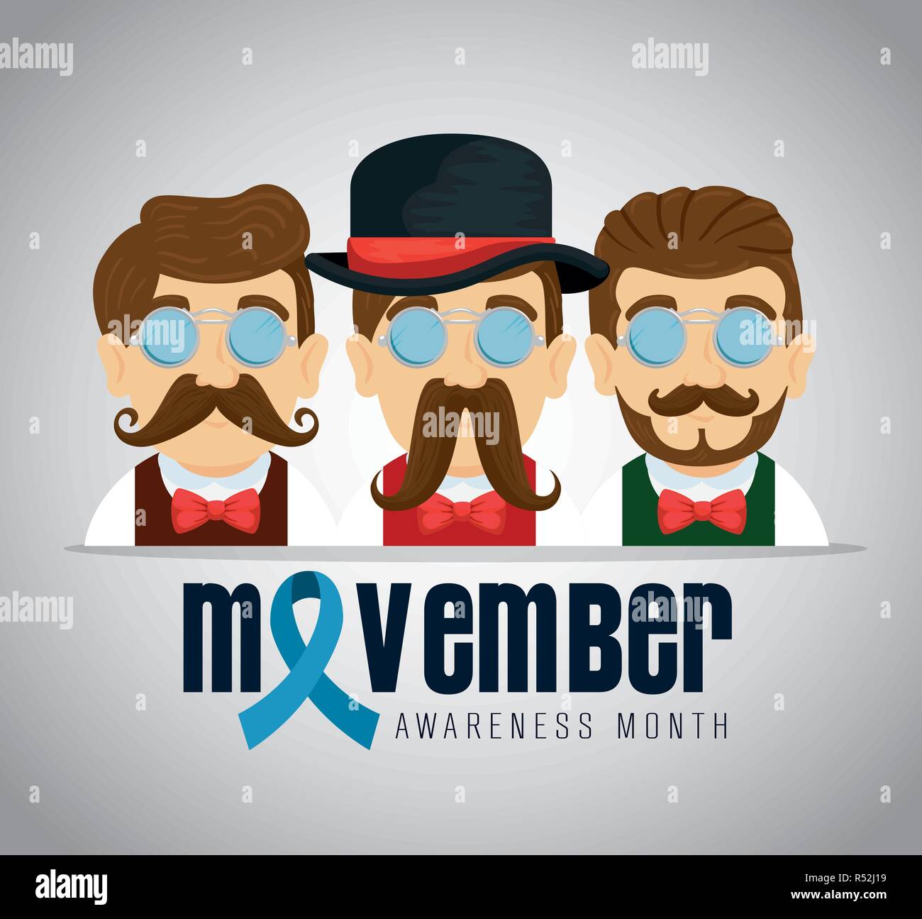 International man of movember Stock Vector Images - Alamy