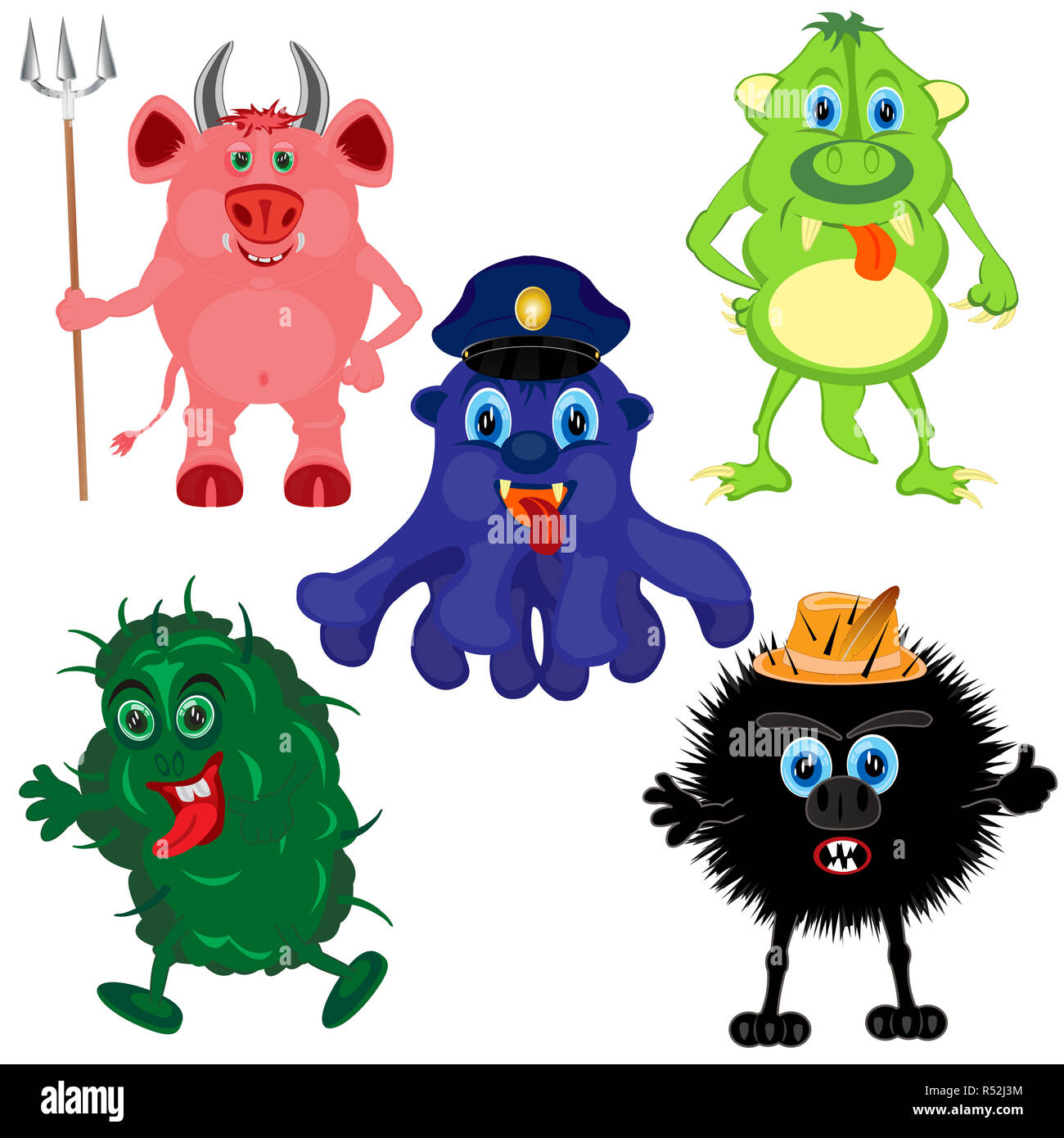 Hell monster Cut Out Stock Images & Pictures - Alamy