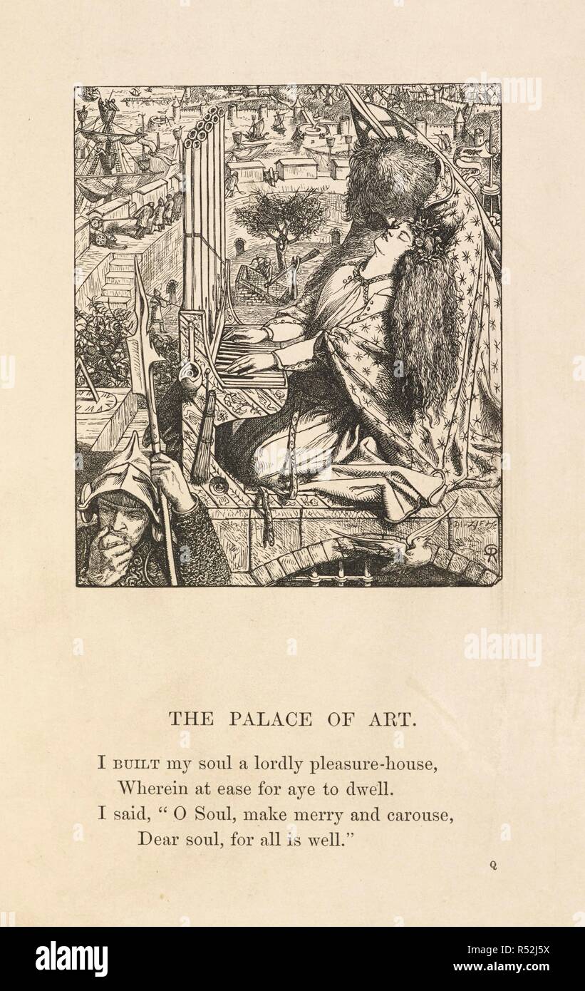 'The palace art.'. Poems. (With illustrations by Thomas Creswick, John ...
