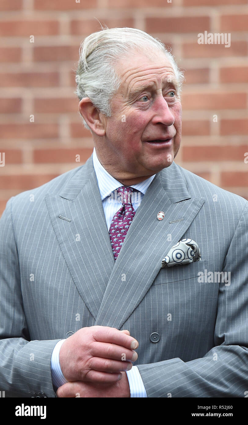 The Prince of Wales during his visit to the recently refurbished King's ...