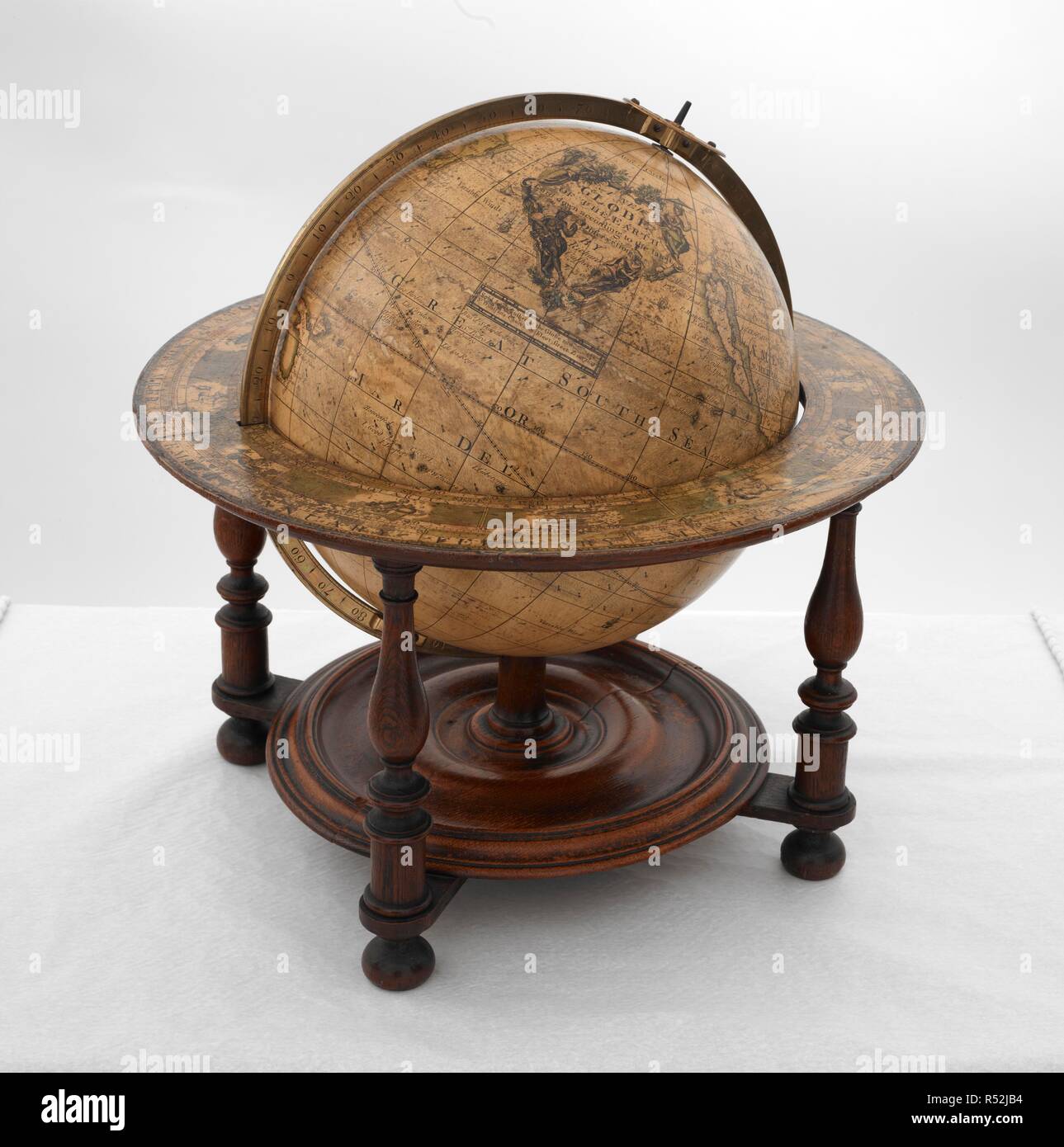 Globe. A new globe of the earth laid down according to the latest ...