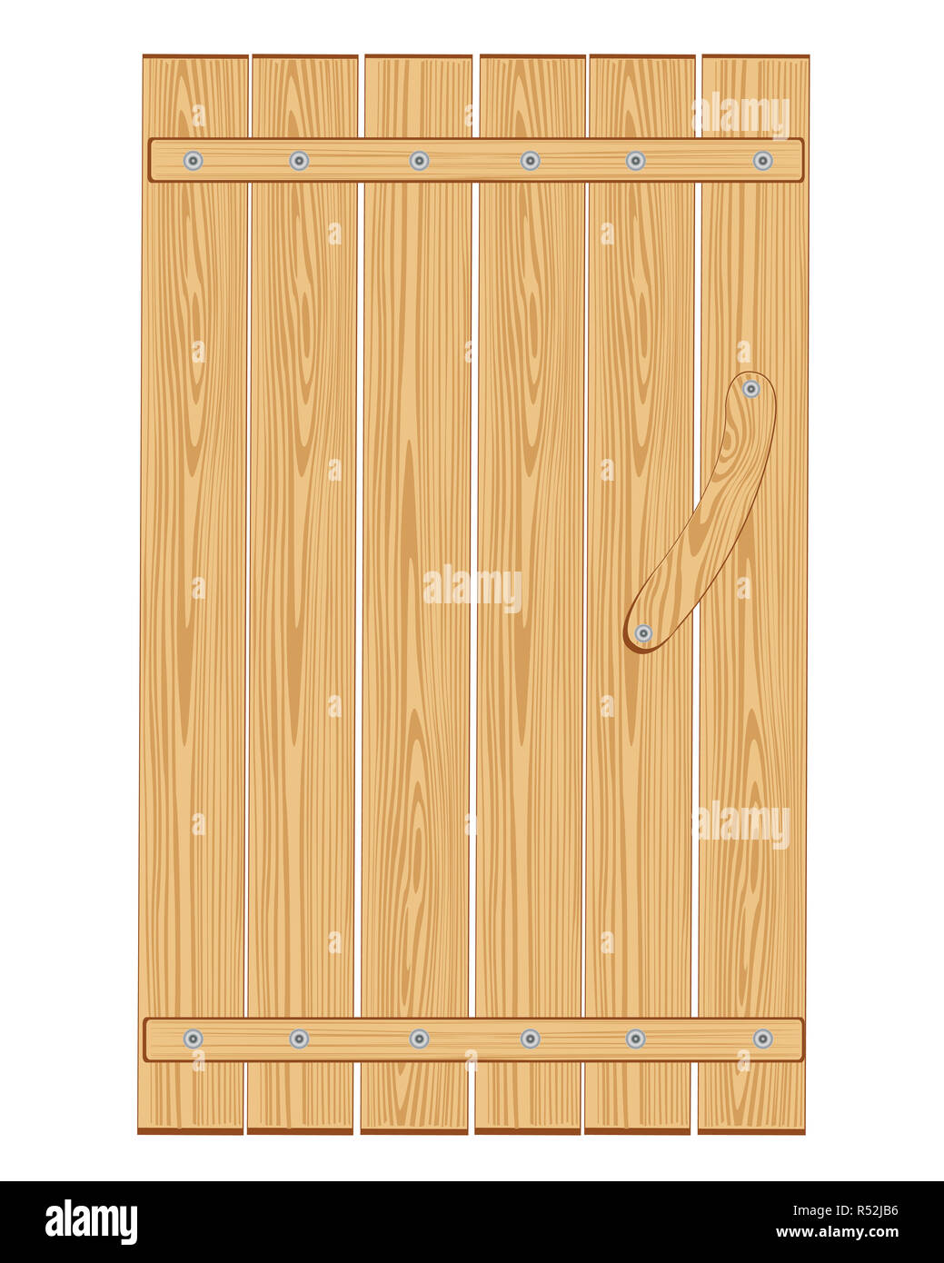 Rustic door Cut Out Stock Images & Pictures - Alamy