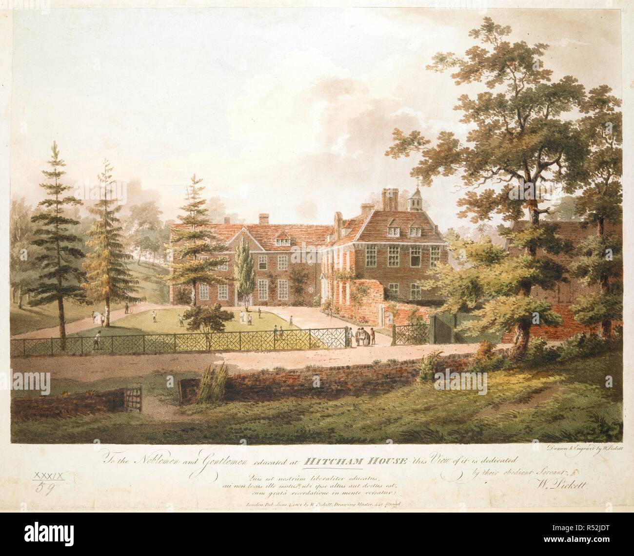 Hitcham house. To the Noblemen and Gentlemen educated at HITCHAM HOUSE ...