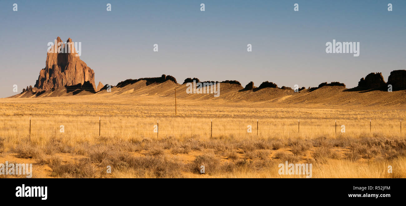 Panorama shiprock rock formation hi-res stock photography and images ...