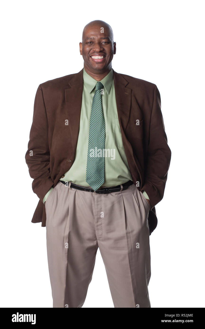 Silhouette front view bald man hi-res stock photography and images - Alamy