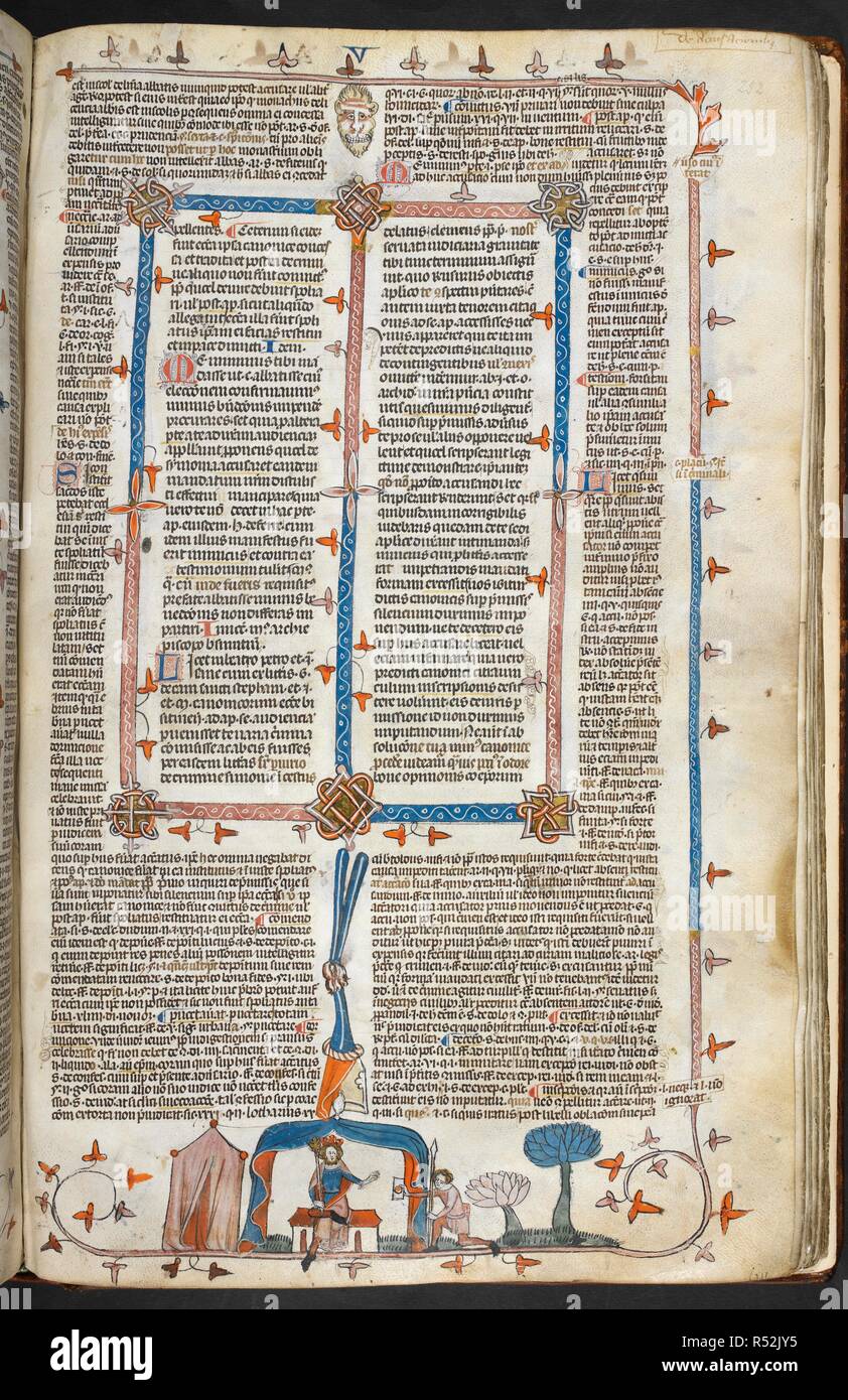 Fourteenth century letter hi-res stock photography and images - Alamy