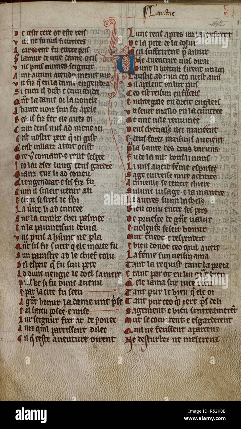 The lais of marie de france hi-res stock photography and images - Alamy