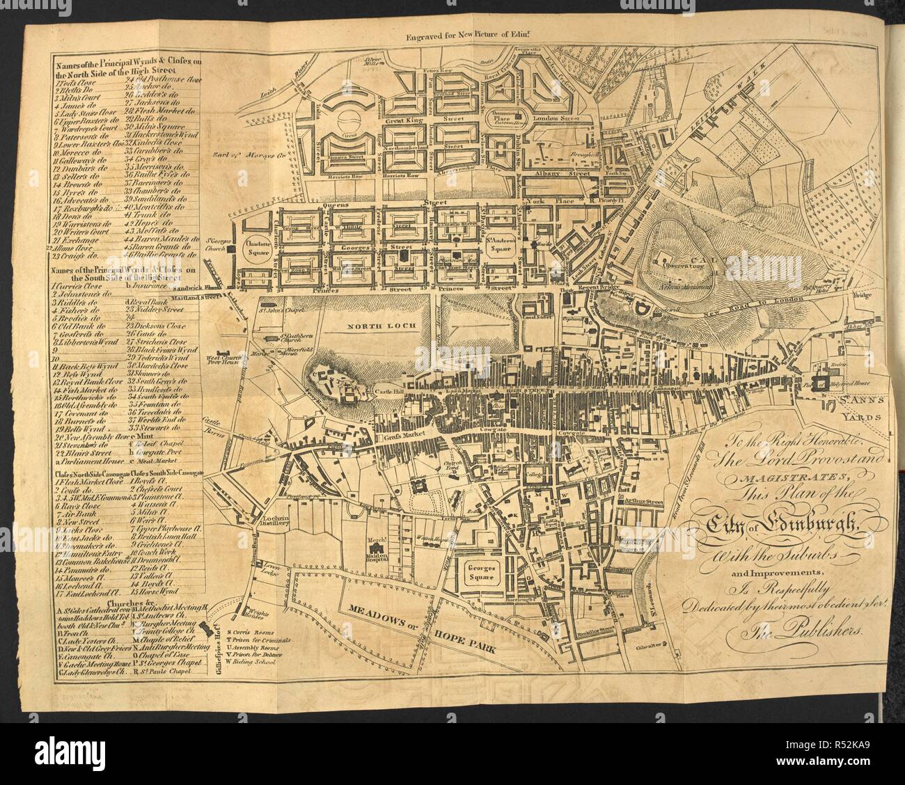 Edinburgh on a map hi-res stock photography and images - Alamy