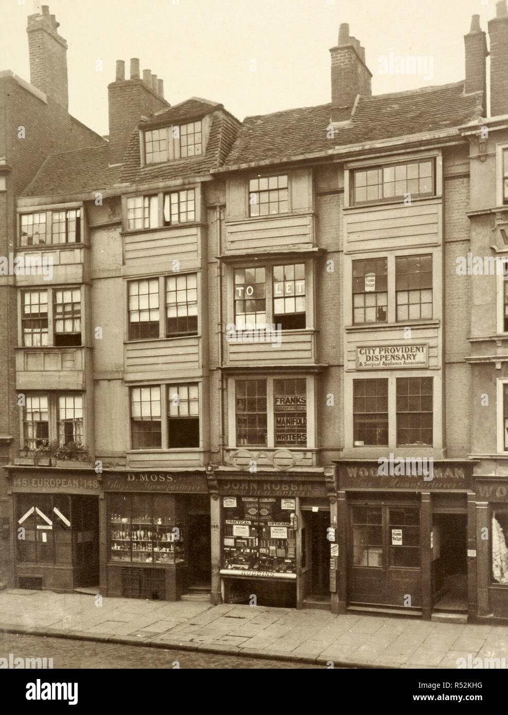 Old House in Aldersgate Street. One hundred and twenty plates with text ...
