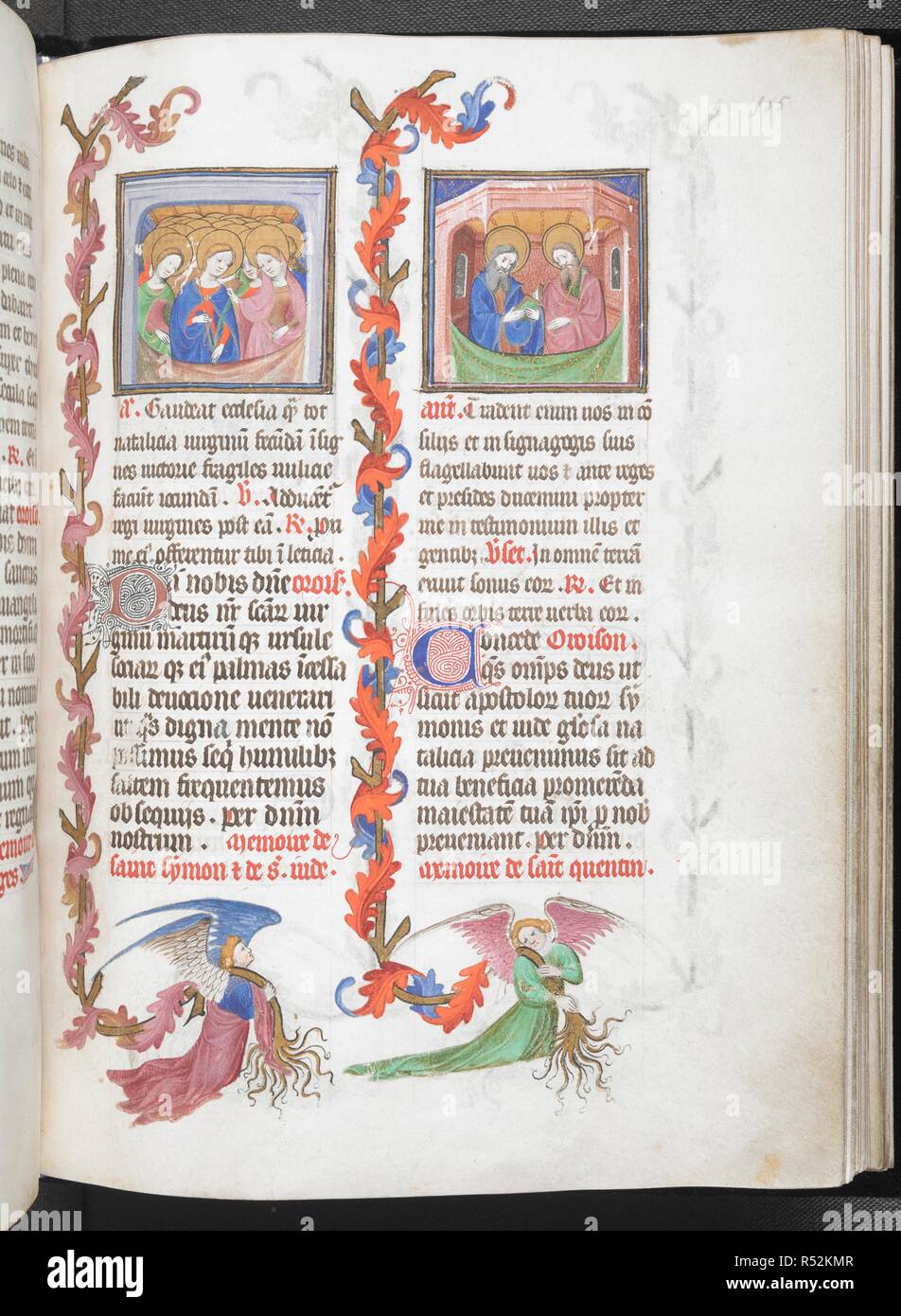 The Eleven Thousand Virgins (left) and Simon and Jude (right), with ...