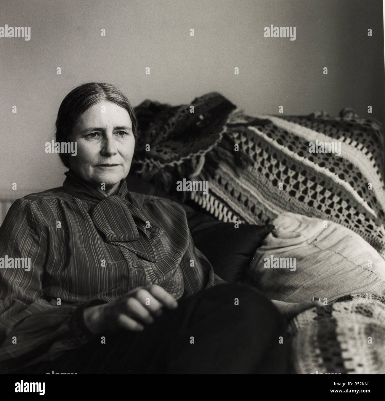 Doris Lessing 1980. Photograph by Fay Godwin. . Source: FG4595-3-9 ...