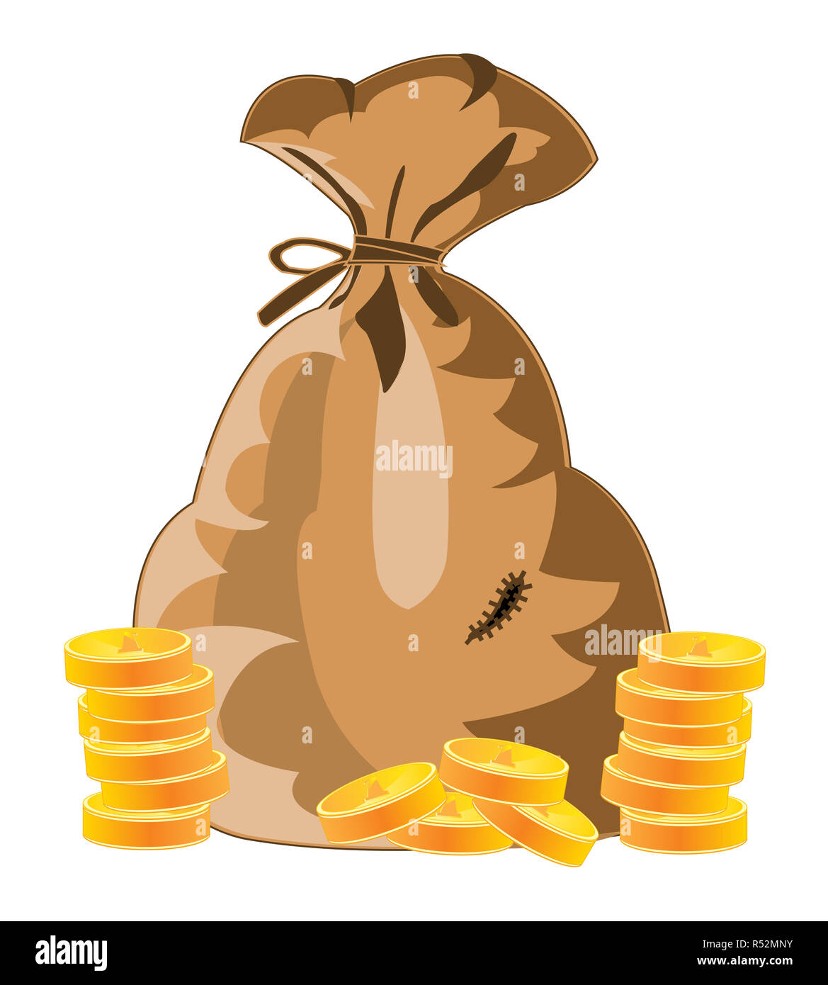 Large money bag hi-res stock photography and images - Alamy