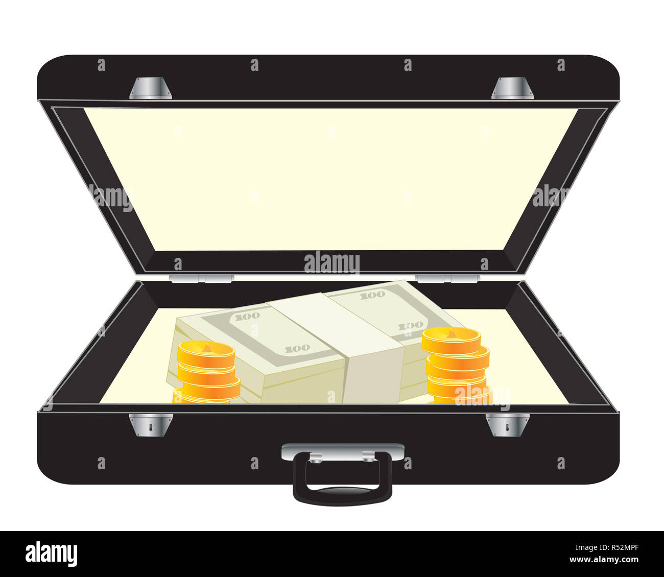 Bank money case icon Cut Out Stock Images & Pictures - Alamy