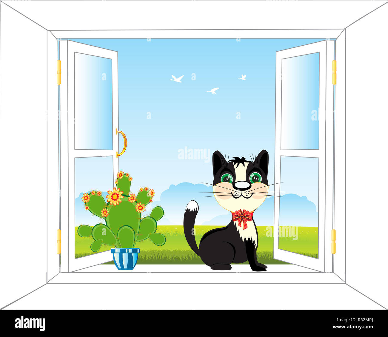 Window in nature Stock Photo - Alamy