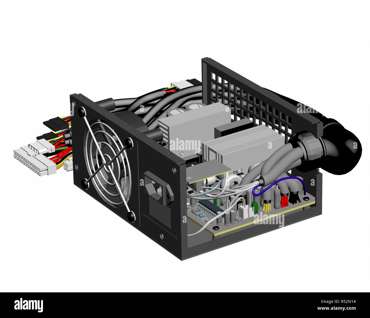 computer power supply free Stock Photo - Alamy