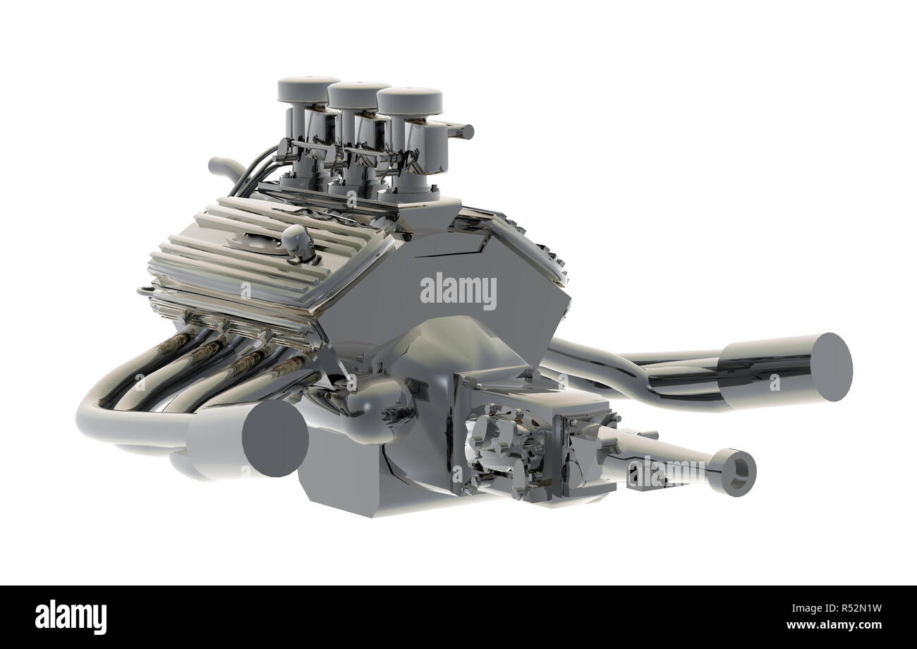 internal combustion engine isolated Stock Photo - Alamy