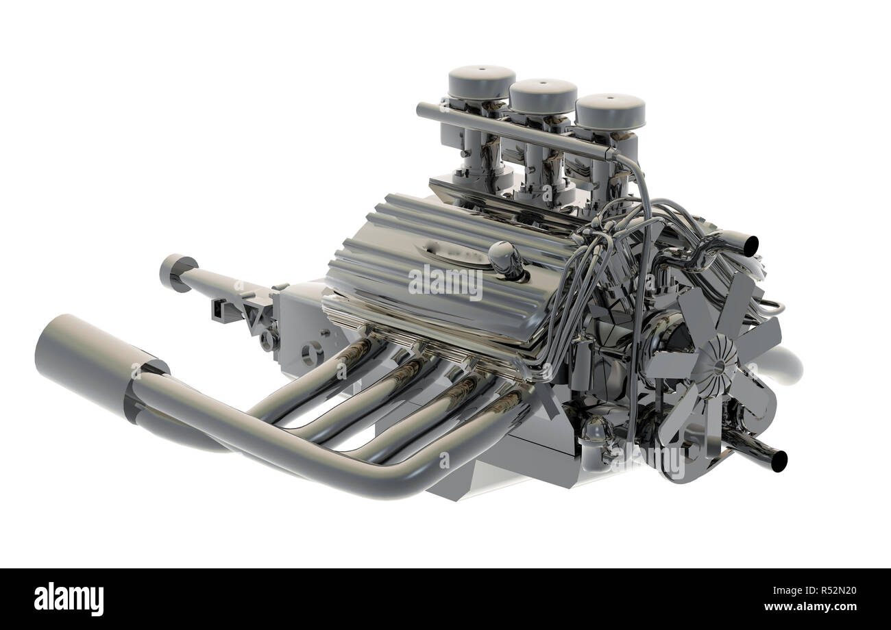 internal combustion engine isolated Stock Photo - Alamy