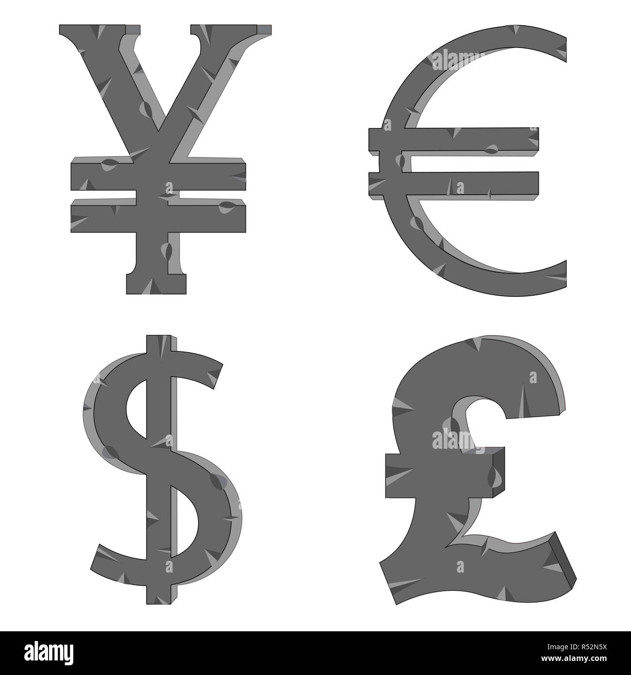 Money signs Stock Photo - Alamy